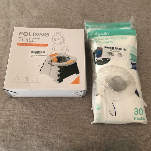 Potty Win | Other | Folding Portable Kids Toilet And Potty Win ...